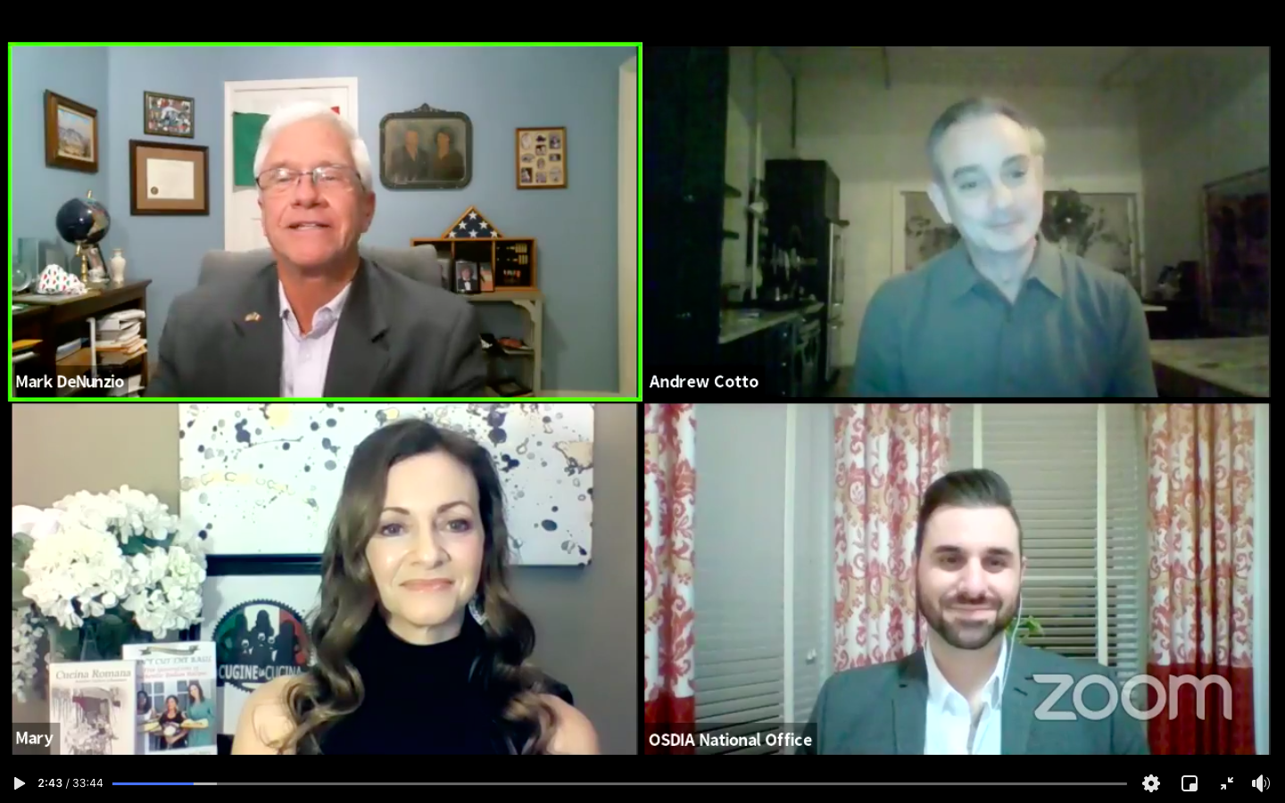 OSDIA Interviews LIVE!: Andrew Cotto - Andrew Cotto